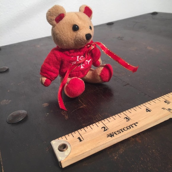 nobrand | Toys | Red Brown Bear Stuffed Animal Plush | Poshmark